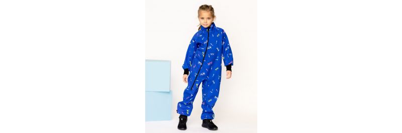 Waterproof Softshell Overall Comfy Smiley Eyes Bodysuit